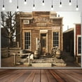 Western Cowboy Backdrop for Photography Wild West Decor Rustic Wooden ...