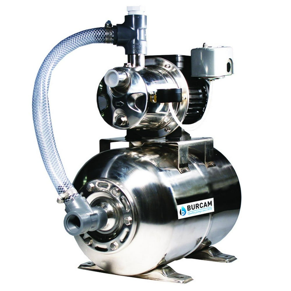 Burcam 3/4 hp 900 gph Stainless Steel Shallow Well Jet Pump - Walmart ...