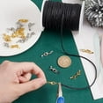 Waxed Cord with Jewelry Clasp Kit 50 Yards 2mm Black Waxed Cotton ...
