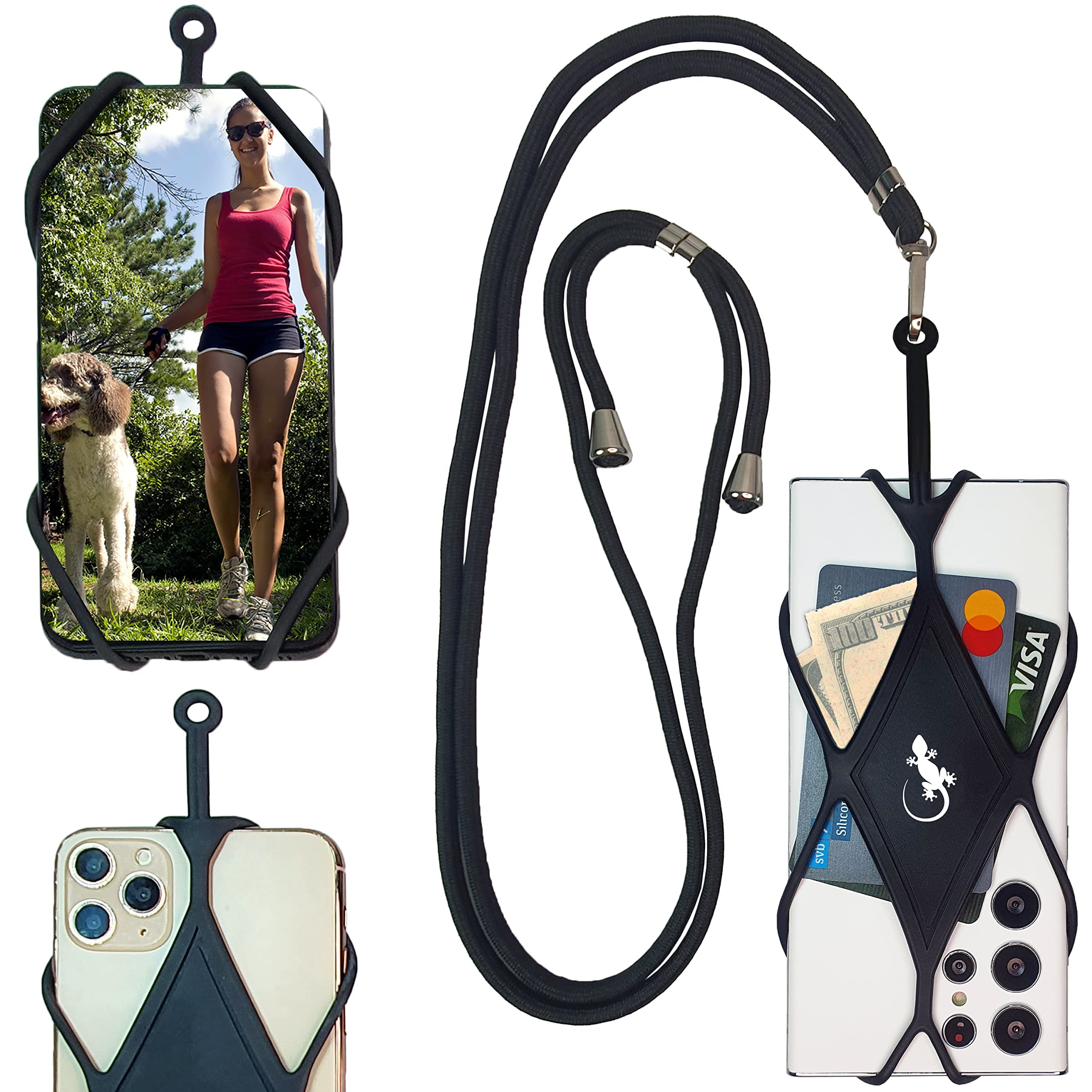 Phone Holder Neck by Gecko - Cell Phone Lanyard Phone Leash - Cell ...