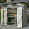 Sunjoy Office Shed for Outdoor, 10'x12.6' She Shed, Backyard Office ...