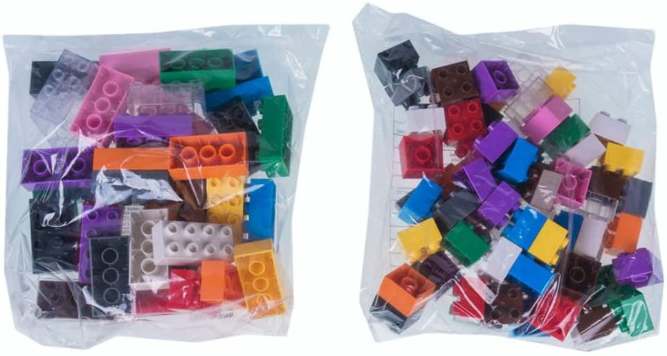 Buy Strictly Briks - Big Briks Set - 108 Pieces - 12 Rainbow Colors ...