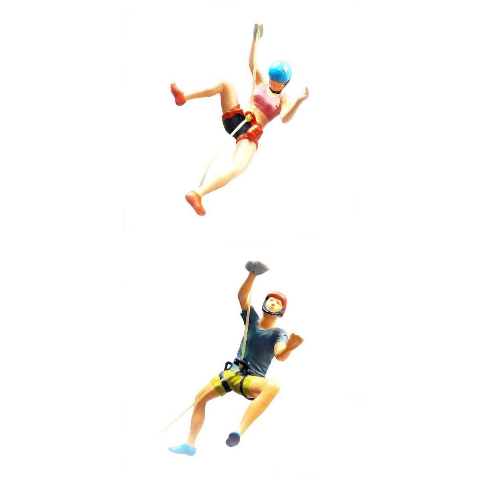 2 Climbing People Figures Action Figure Model for DIY Projects ...