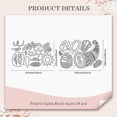 Autumn Vegetable Carbon Steel Cutting Dies Stencils for DIY ...