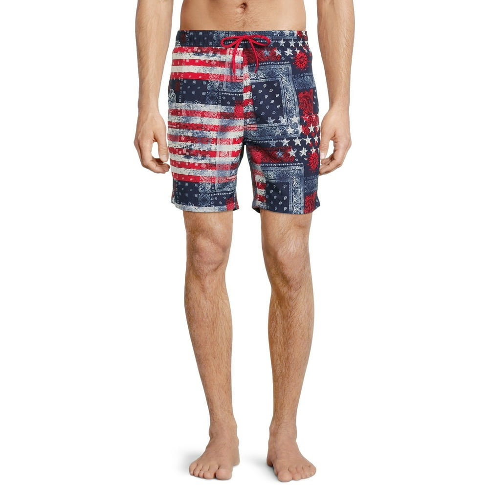 U.S. Polo Assn. - U.S. Polo Assn. Men's Swim Shorts - Walmart.com ...