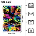 Tiger Eyes Ring Binder Notebook Journey Note Diary College Ruled Spiral ...