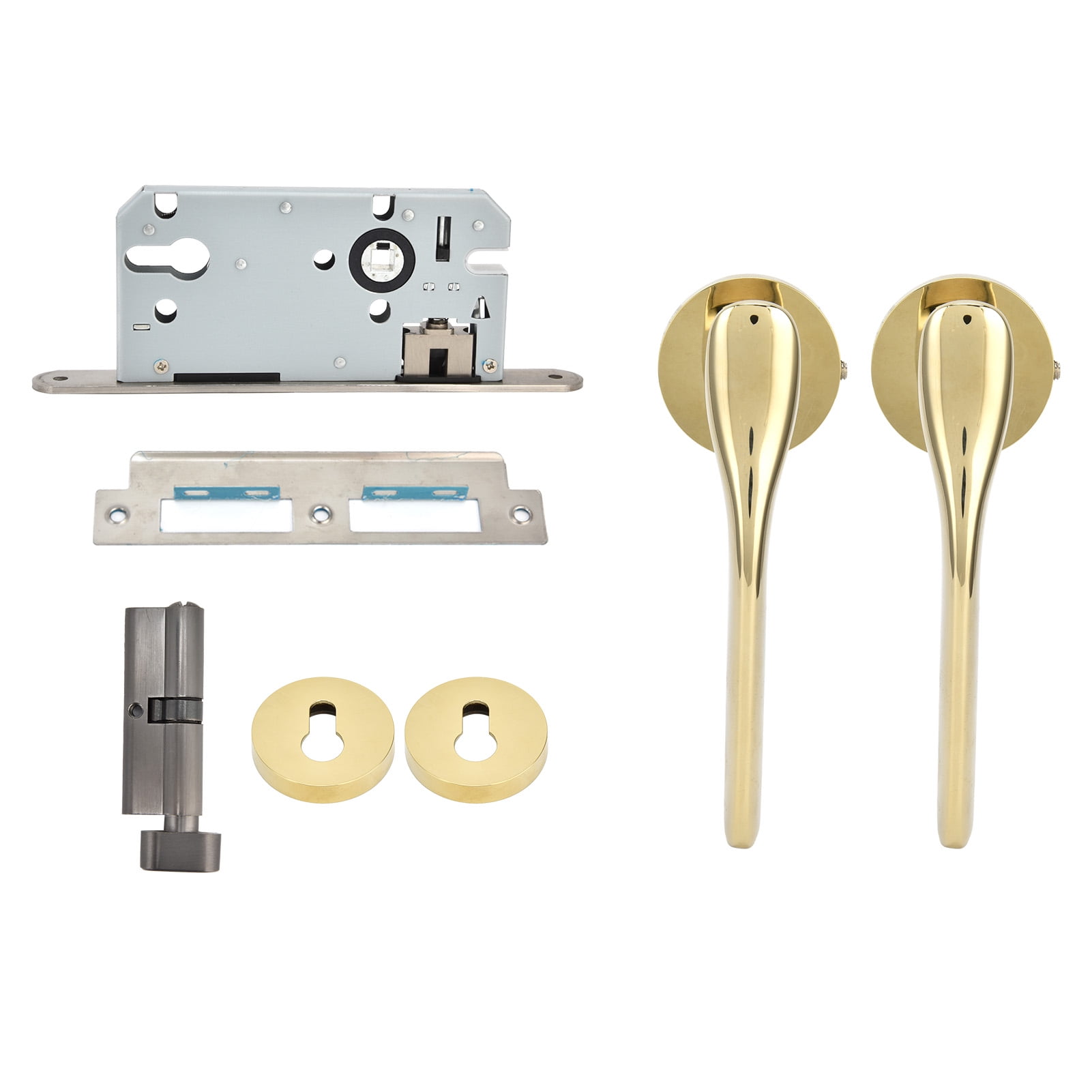Tebru Key Lock,Mechanical Door Lock With Handle Set Modern Interior ... Tebru Key Lock,Mechanical Door Lock With Handle Set Modern Interior ...