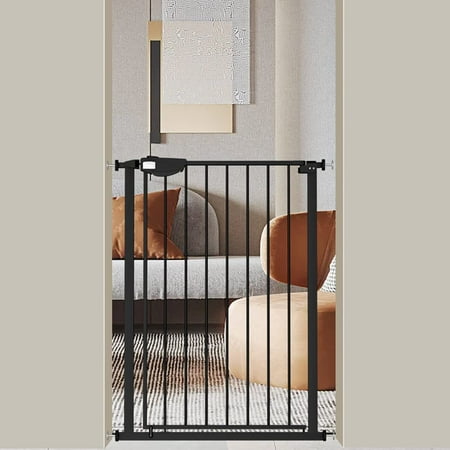 36.22 inch Extra Tall Gate Safety Metal Gate Three Lock Pre ure Mount ...