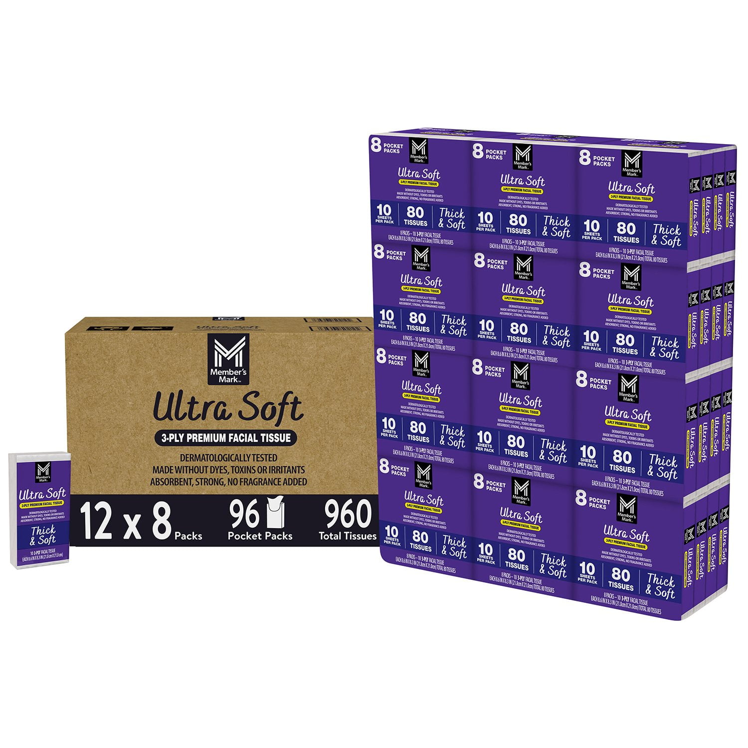 Bulk Facial Tissue Boxes for Sale Near Me & Online - Sam's Club