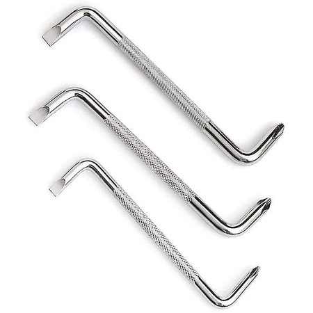 3 Pieces Offset Screwdriver Set With Flat Head Magnetic Screwdriver, Z ...