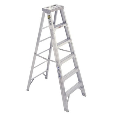 Werner 264 2-Step Type III Aluminum Platform Ladder - Walmart.com