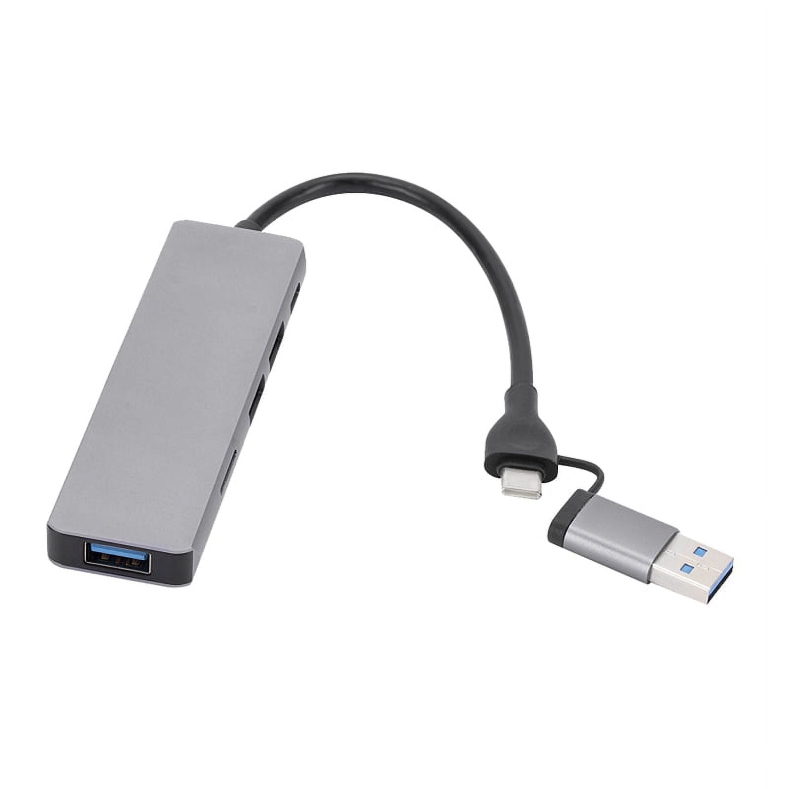 Concentrador extensor USB 3.0 tipo C 6 en 1, estación de acoplamiento ...