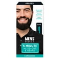1 Pk Mens Mustache Beard Hair Dye Black Color Permanent Coloring In 5 Minutes