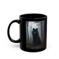 Black Wolf Mug Coffee Cup - 2 sizes 11oz 15oz Moody Night Enchanted ...