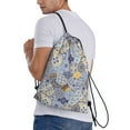 Drawstring Backpack, Colorful Mandalas Light Waterproof Sports Gym Bag ...