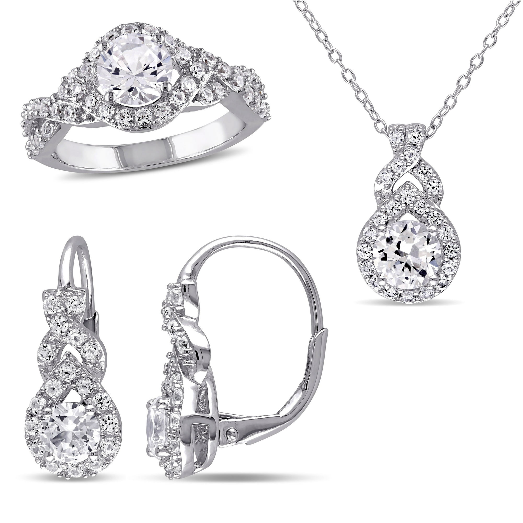 Click here for Miabella Womens 6-5/8 Carat T. G.W. Created White... prices