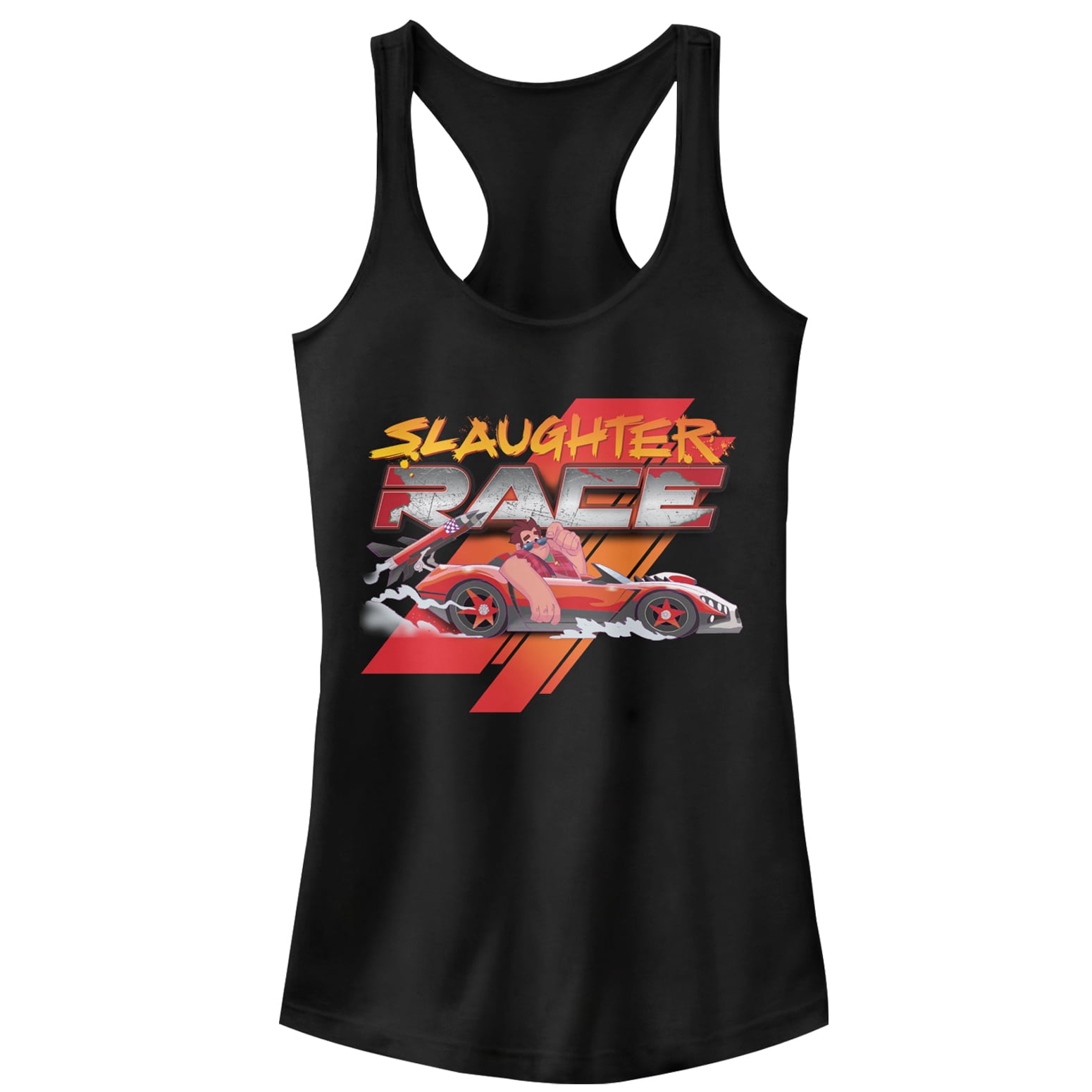 Junior's Ralph Breaks the Internet Slaughter Race Racerback Tank Top ...