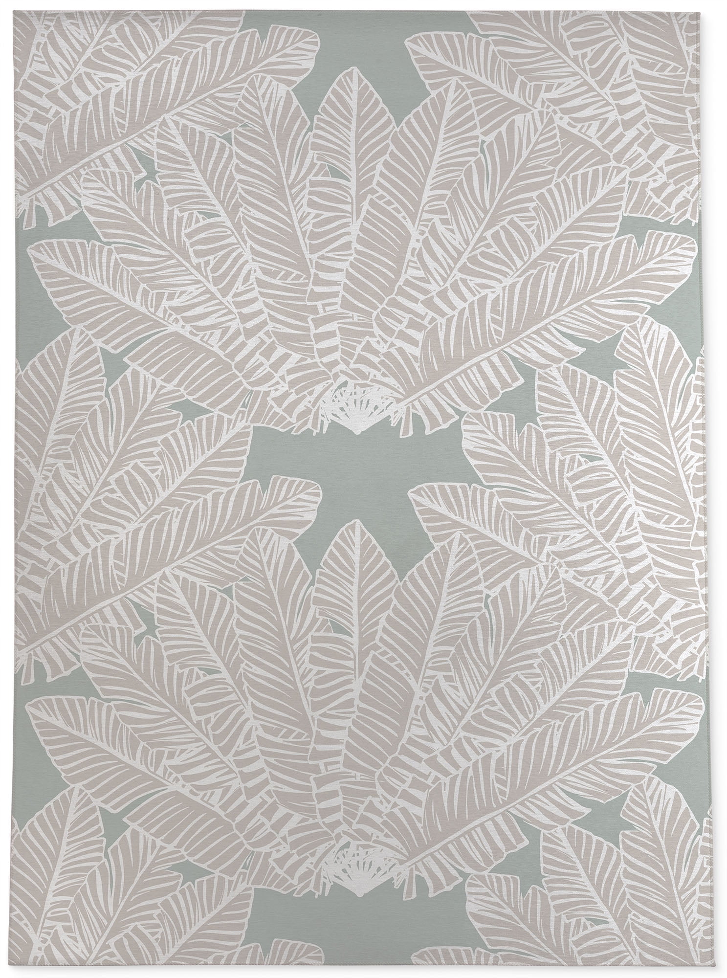 BANANA LEAVES LIGHT GREEN Outdoor Rug By Kavka Designs - Walmart.com