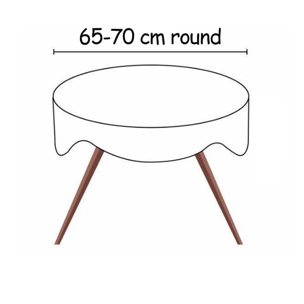Allume Round Small Lace Table Cloth - Vintage Manual Crochet Flowers ...