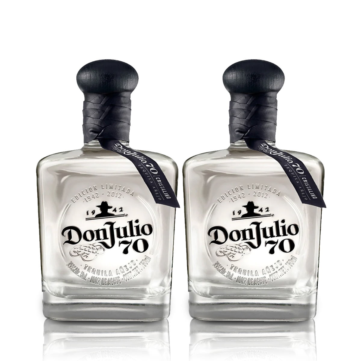 Pack x 2 Tequila Don Julio 70 Cristalino 700 ml Don Julio Tequila ...