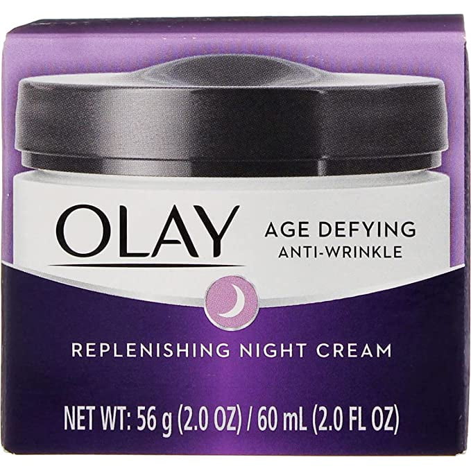 Olay Creme Du Nuit Replenishing Night Cream - Age Defying, Anti Wrinkle ...