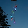 Mainstays Outdoor 30"H Solar Hummingbird Plastic Mobile Chime - Walmart.com