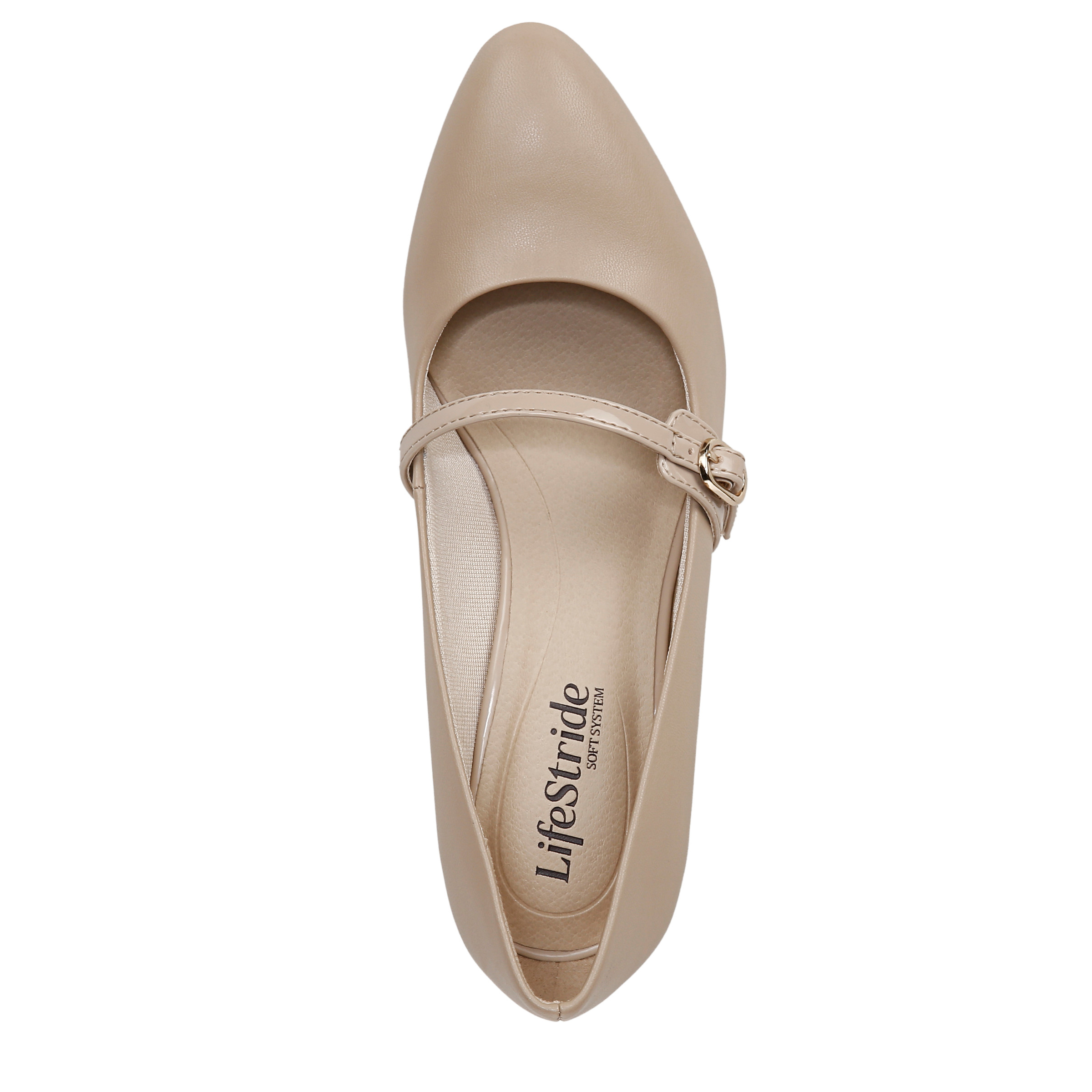 LifeStride Womens Gio Mj 2 Mary Jane Wedge Heels - Medium & Wide