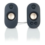 onn. AC Powered Computer Speakers with Volume and Bass Controls, 7.32 ...