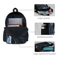 16.5IN Bat-,Menn Backpack Large Capacity Rucksack Trave Laptop Backpack ...