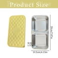 450Ml 304 Stainless Steel Double Grid Lunch Box, Leak Proof Portable ...