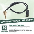 Temperature Sensor Water Coolant Oil Temp Sensor for 1/8 PT Gauge Link ...