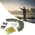 50PCS Anti-twist Spire Tube Fishing Accessories, Rig Tube Sleeves for ...