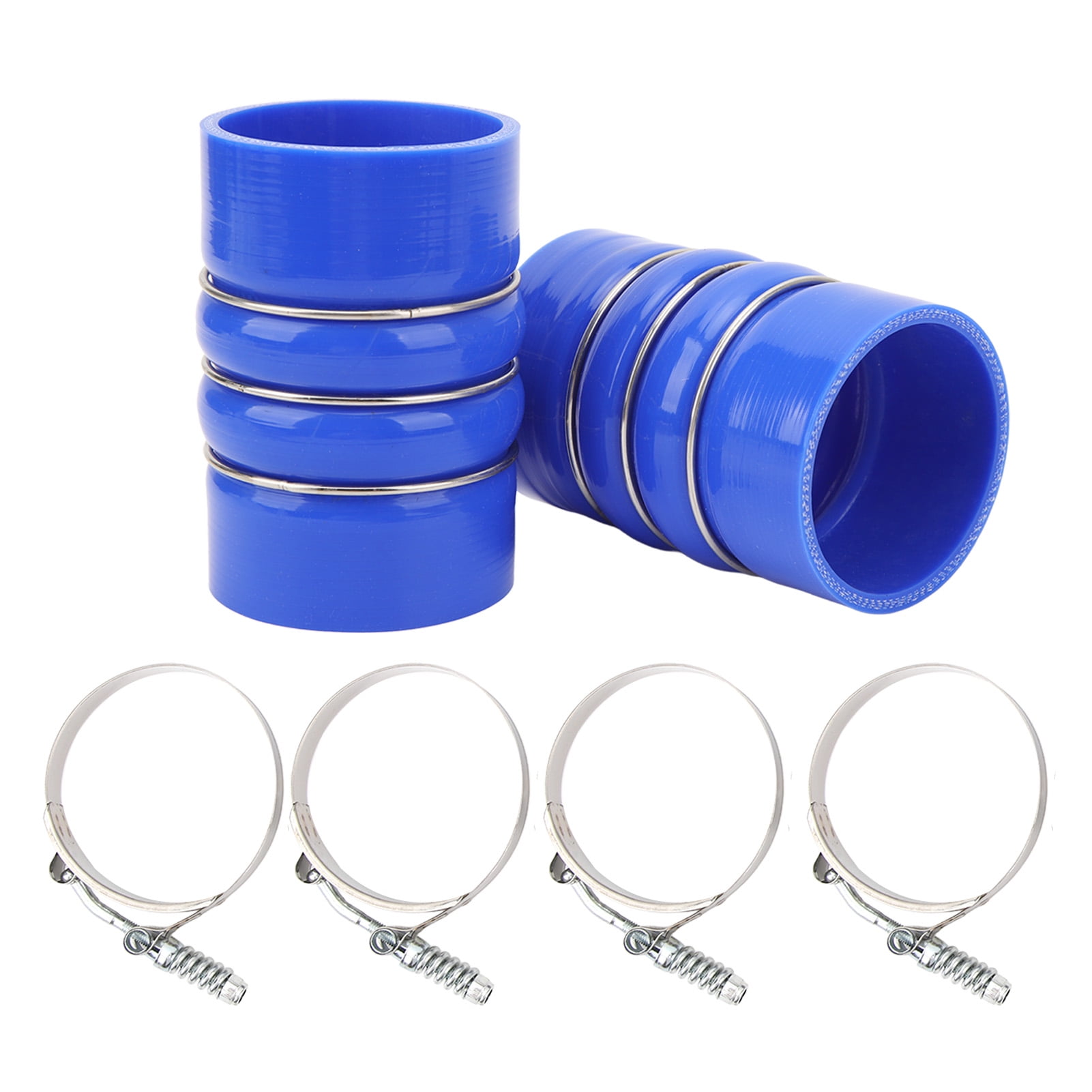 2 Set Turbo Intake Hump Hose Blue Turbocharger Air Cooler Hose ...