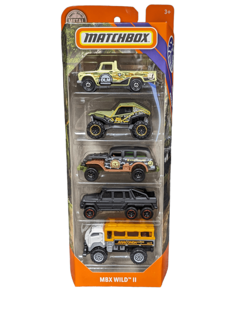 Matchbox MBX Jungle 5-Pack MBX Wild II - Walmart.com