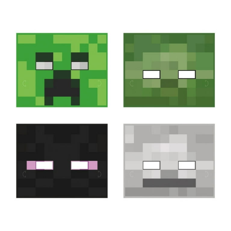 Minecraft Zombie Head Template