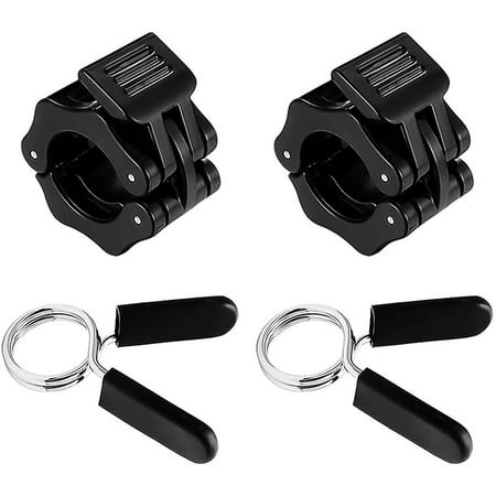 4 Pieces Dumbbell Clamps 28 Mm For Barbell Bars Gym, Barbell Bar 28 Mm ...