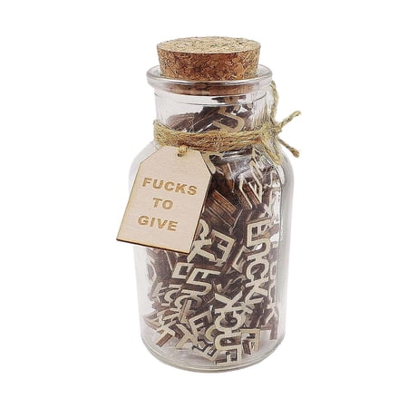 Wooden Cutout Letter Piece Jar of Letters Embellishments DIY Art Craft ...