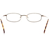 Unisex Optical Eyewear - Rectangle Shape, Metal Full Rim, Cocoa ...