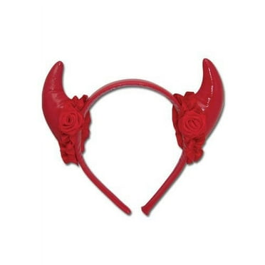 Red Devil Horn Headband Halloween Costume Accessory - Walmart.com