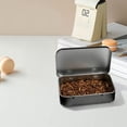 SomWiBe Small Rectangular Metal Tin Case with Lid, Candy Storage Box ...