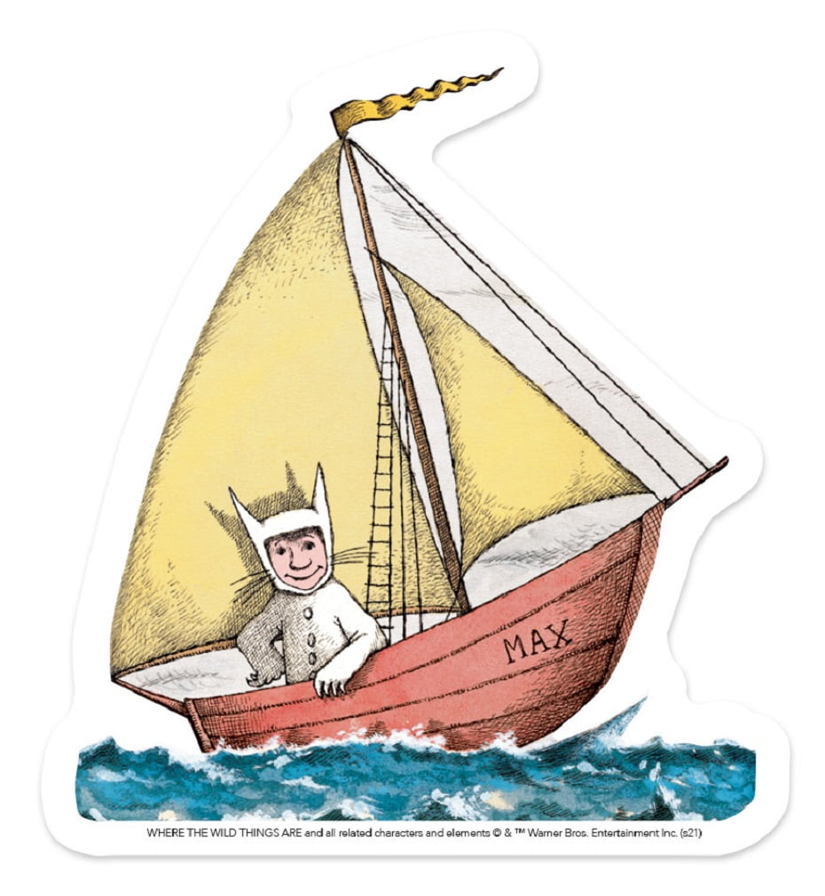 Paper House Productions Where the Wild Things Are Sailboat Die-Cut 3.2 ...