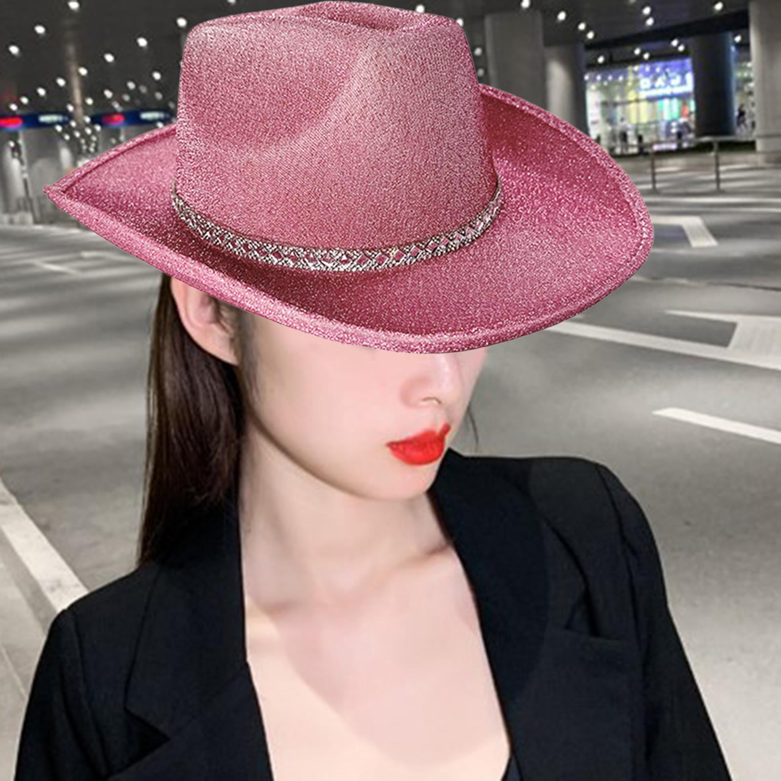 Sombrero de vaquero con brillante para mujer y hombre, gorra de moda ...