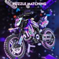 Creative Motorcycle Toy Building Block Set STEM Construction Kit for ...