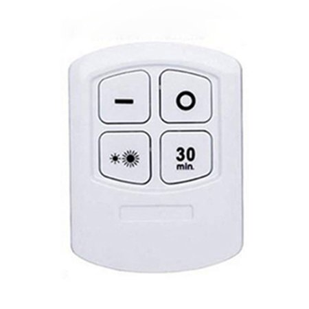 Wireless LED Touch Remote Control White Light Bedside Wardrobe Lights ...