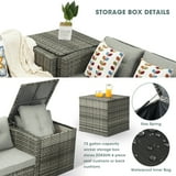 Royalcraft Outdoor Patio Furniture Set,10 Pieces Outdoor Sectional ...