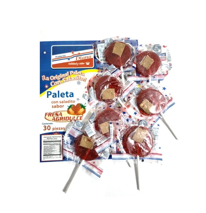 Paleta Dulce Con Saladito Sabor Fresa Agridulce La Original Productos ...