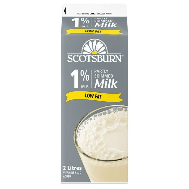 Scotsburn 1% Partly Skimmed Milk, 2 L - Walmart.ca