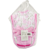 Hudson Baby Infant Girl Cotton Bib and Burp Cloth Set 6pk, Flower, One ...