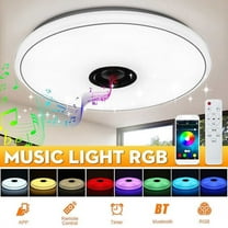 30W 4000LM LED Ceiling Light with Remote Control and App,with Bluetooth ...