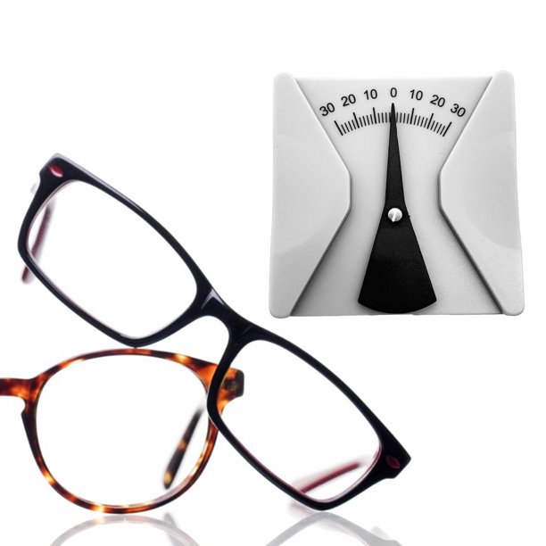 Cheers Glasses Protractor High Precise Pointer Flexible Clear Scale ...